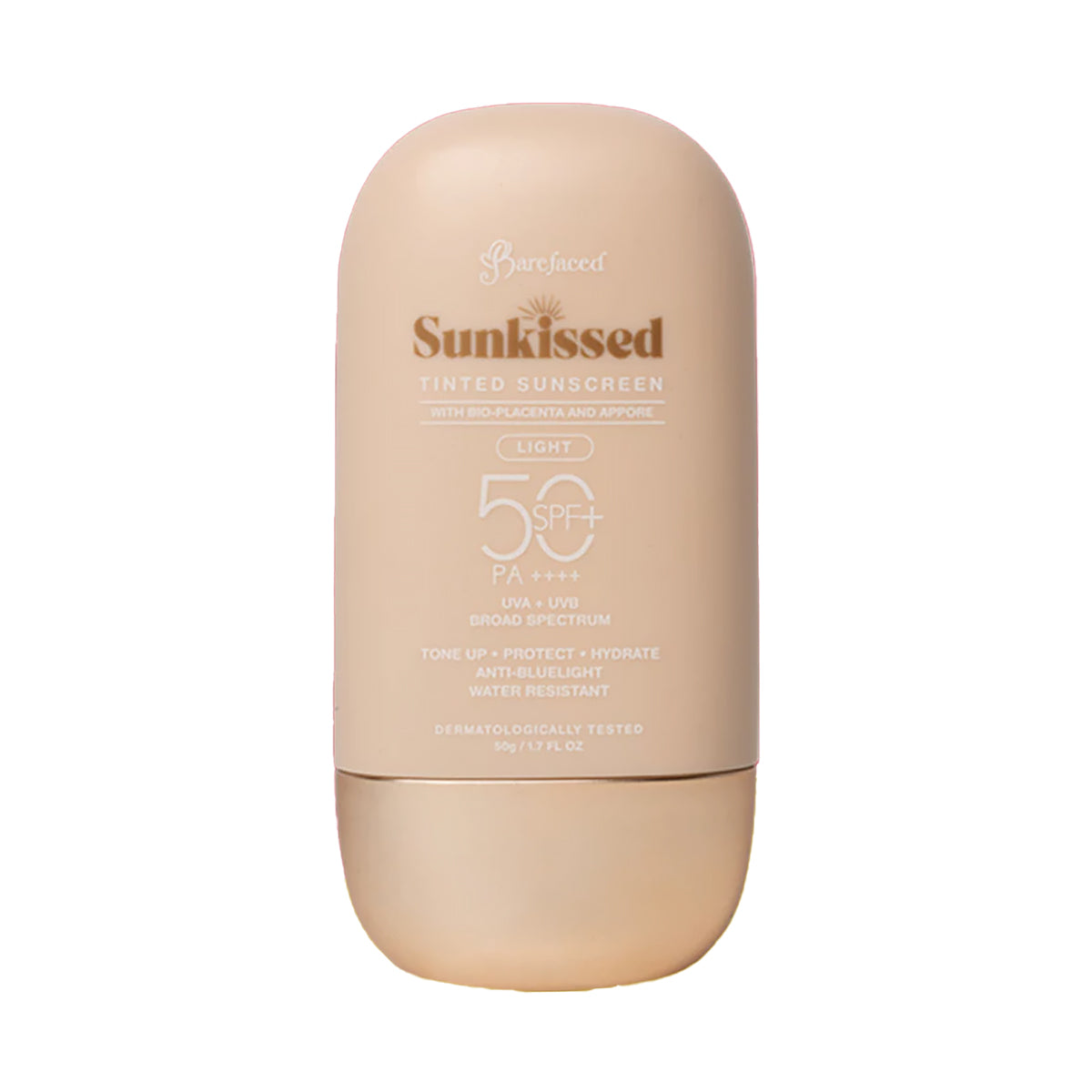 Barefaced Sunkissed Light Tinted Sunscreen SPF 50 PA ++++ 50g – Bini Beauty
