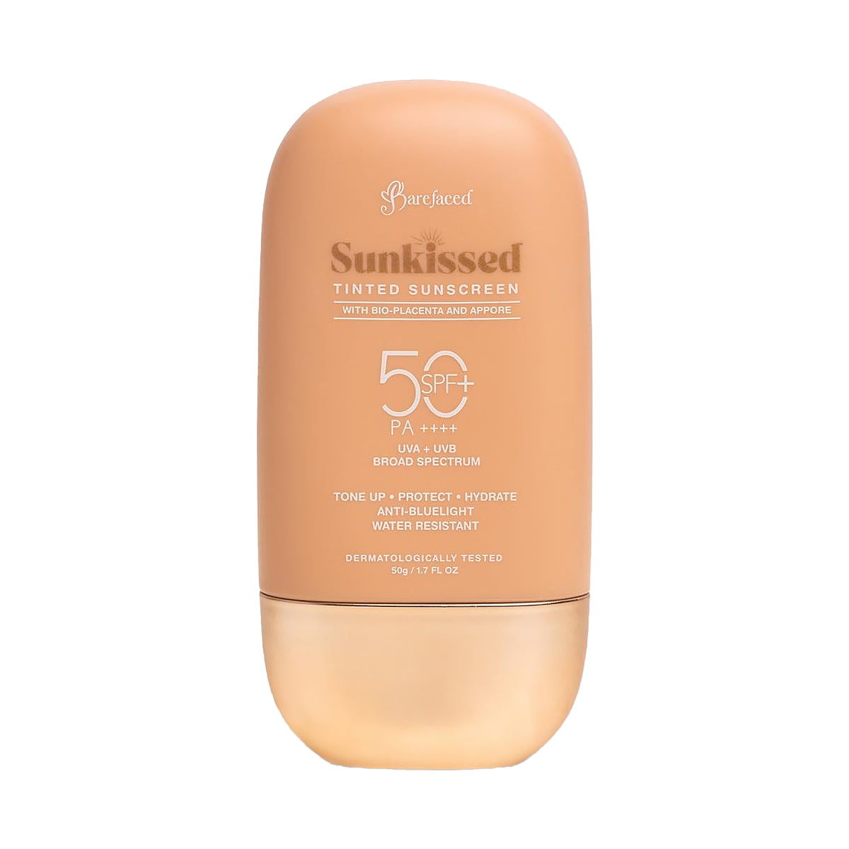 Barefaced Sunkissed Tinted Sunscreen SPF 50 PA ++++ 50g | Bini Beauty