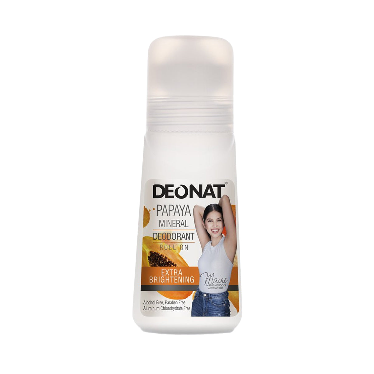Deonat Papaya Mineral Deodorant Roll On 65ml | Underarm Care – Bini Beauty