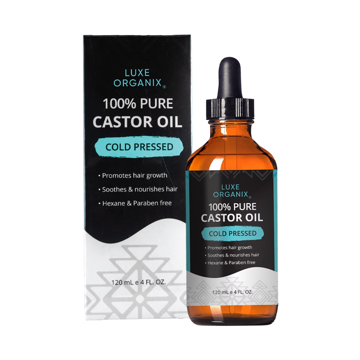 Luxe Organix 100% Pure Castor Oil 120ml | Bini Beauty