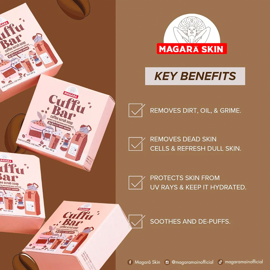Magarā Skin Cuffu Bar + Buff Bundle | Filipino Skincare – Bini Beauty NZ