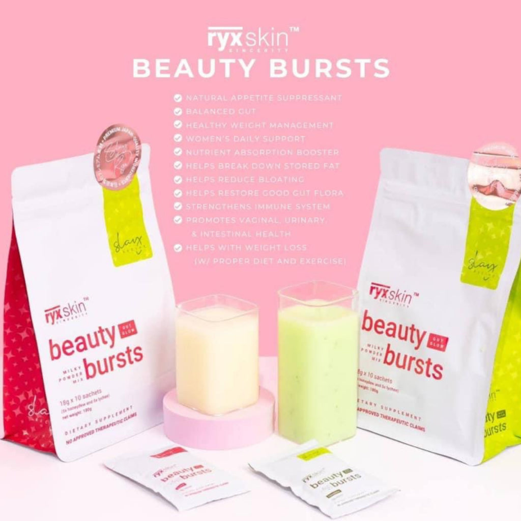 RYX Skin Beauty Bursts Gut Glow Milky Powder Mix | Dietary Supplements ...
