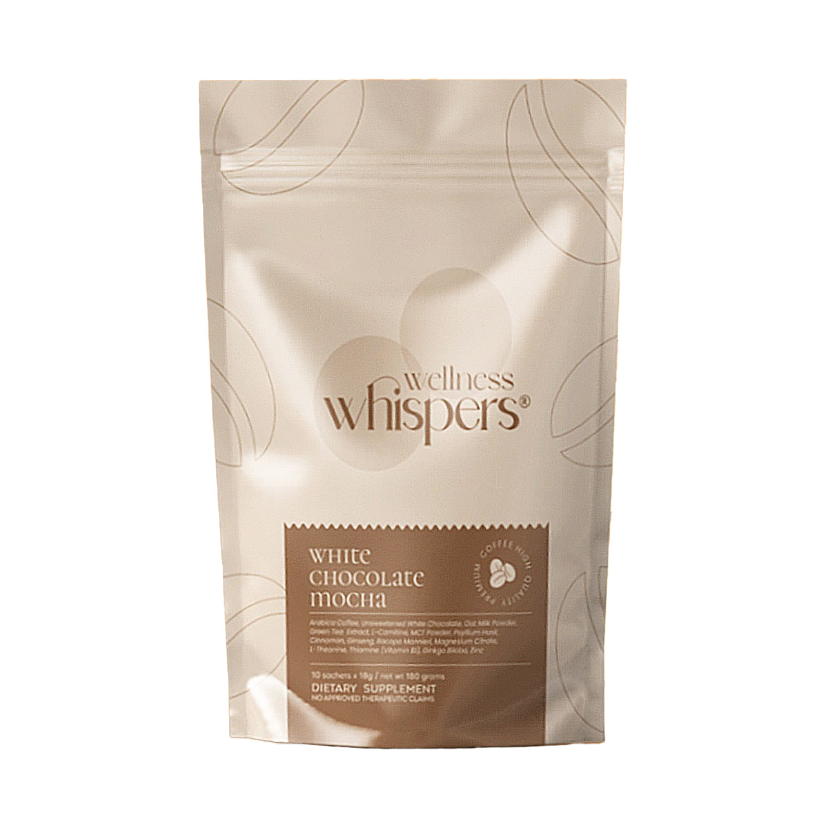 Wellness Whispers White Chocolate Mocha - Wellness Coffee – Bini Beauty